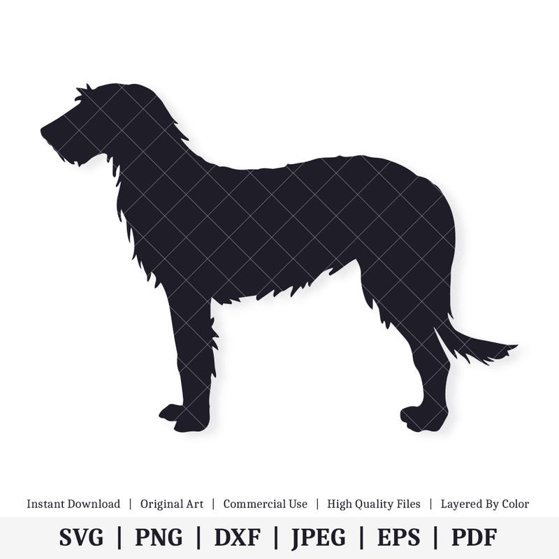 Wolfhound Decal - Etsy