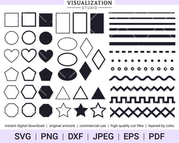 Basic Shapes Clipart Black And White