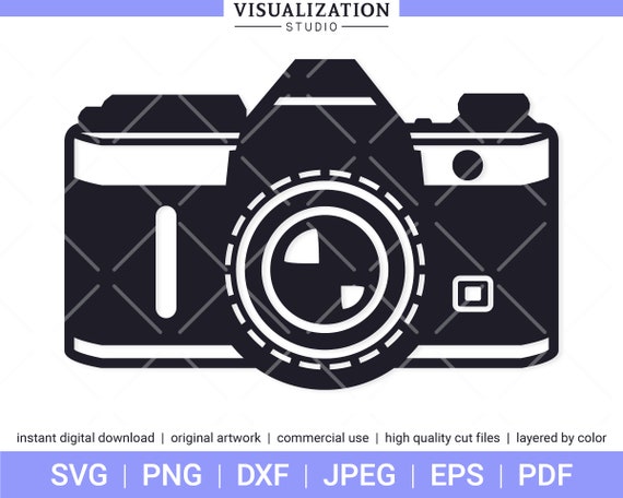 Digital Camera Vector Clipart INSTANT DIGITAL DOWNLOAD | Etsy