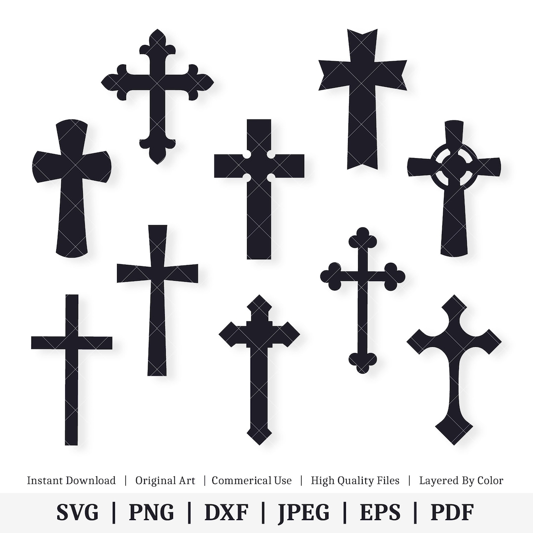 Cross Shapes | Vector Bundle | INSTANT DIGITAL DOWNLOAD | Svg | Png ...