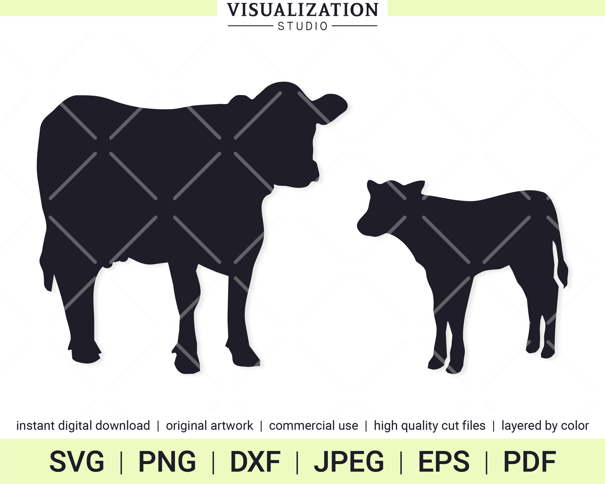 Cow Calf Clipart