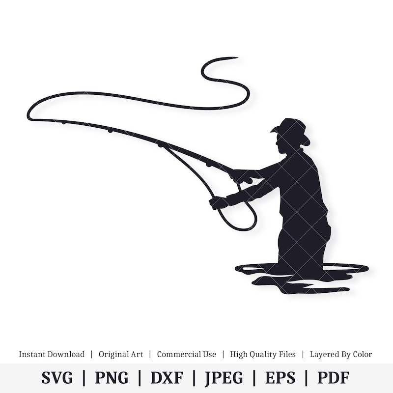 Fly Fishing Art Musky - Etsy