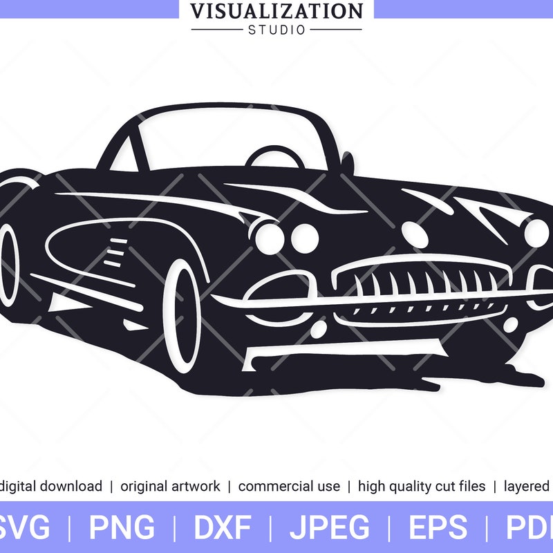 Corvette Svg - Etsy