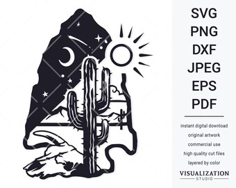 Arrowhead Dxf - Etsy