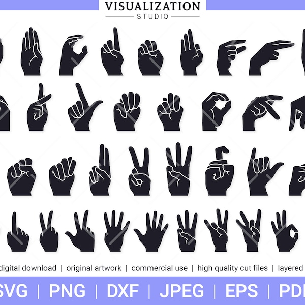 Sign Language - Etsy