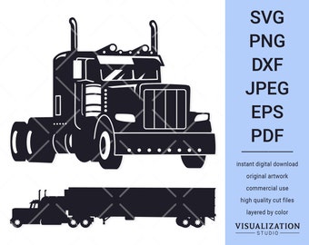 Truck Shapes Svg - Etsy