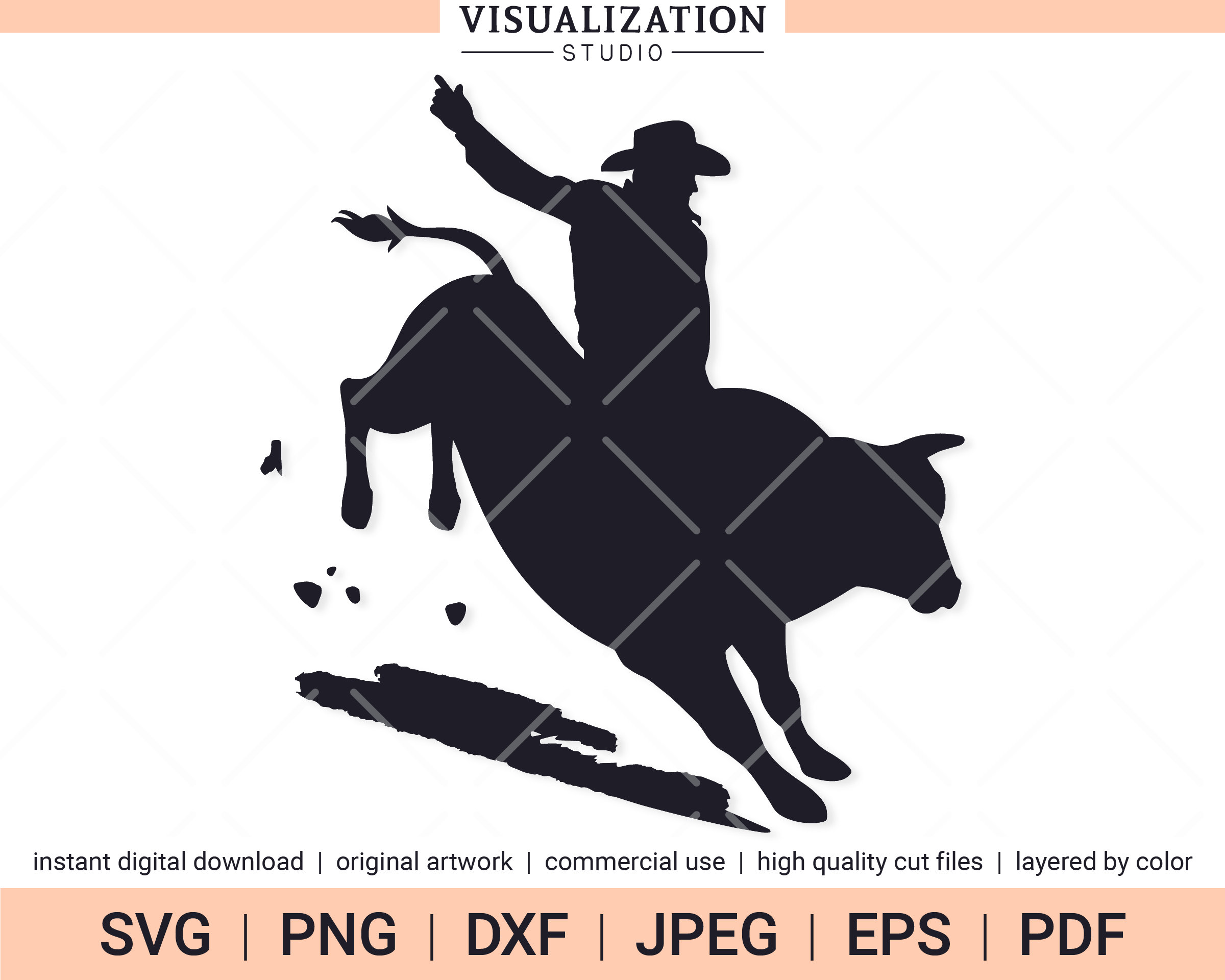 Bucking Bull Vector