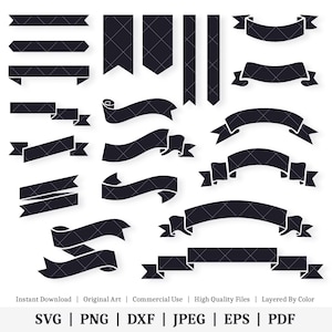 Chalkboard Banners | Vector Bundle | INSTANT DIGITAL DOWNLOAD | Svg ...