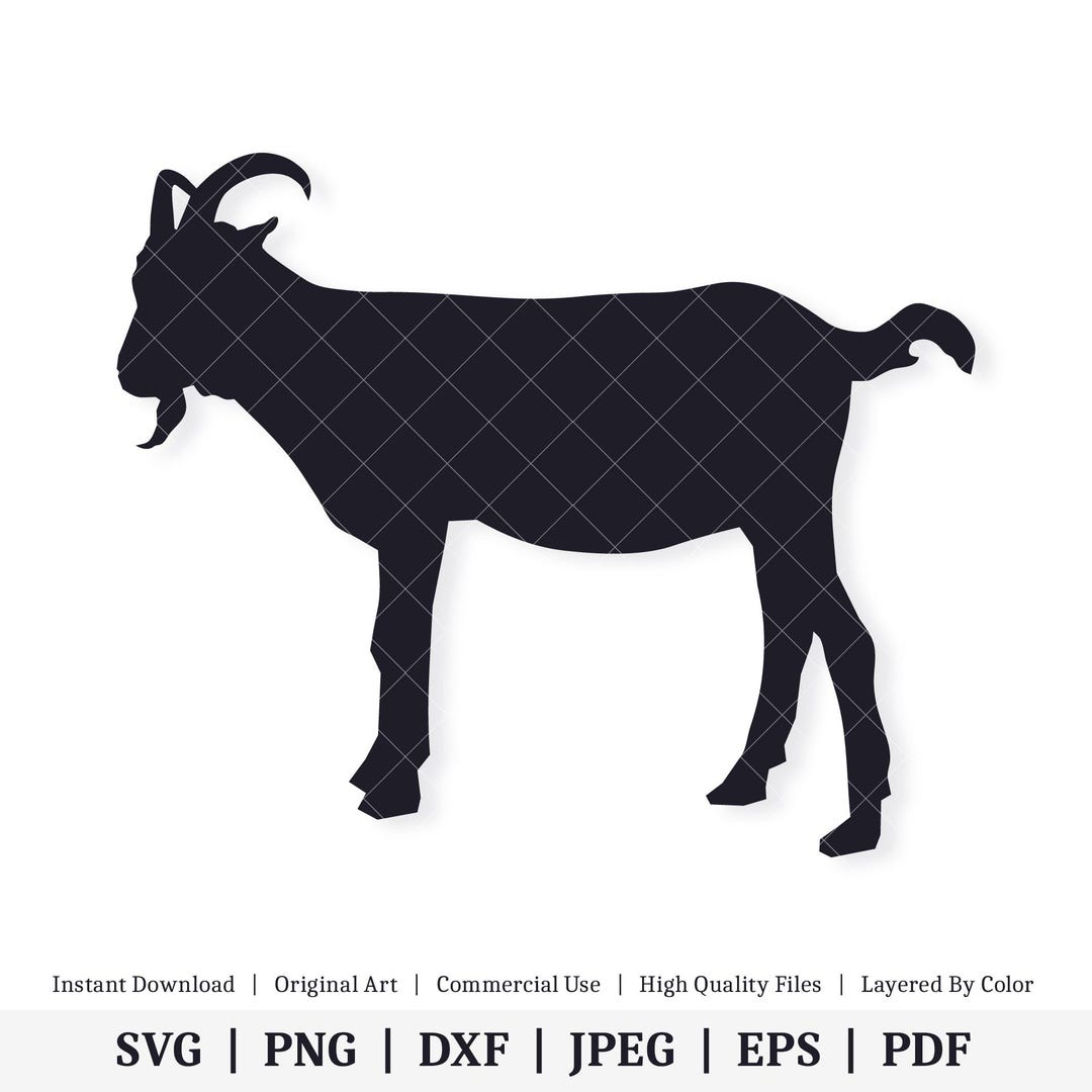 Billy Goat | Vector Artwork | INSTANT DIGITAL DOWNLOAD | Svg | Png ...