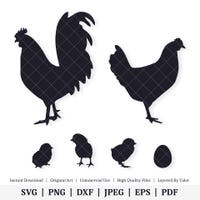 Chicken Svg - Etsy