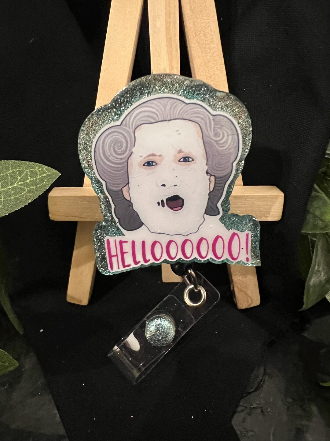 Miss Doubtfire Face Mask Badge Reel - Etsy