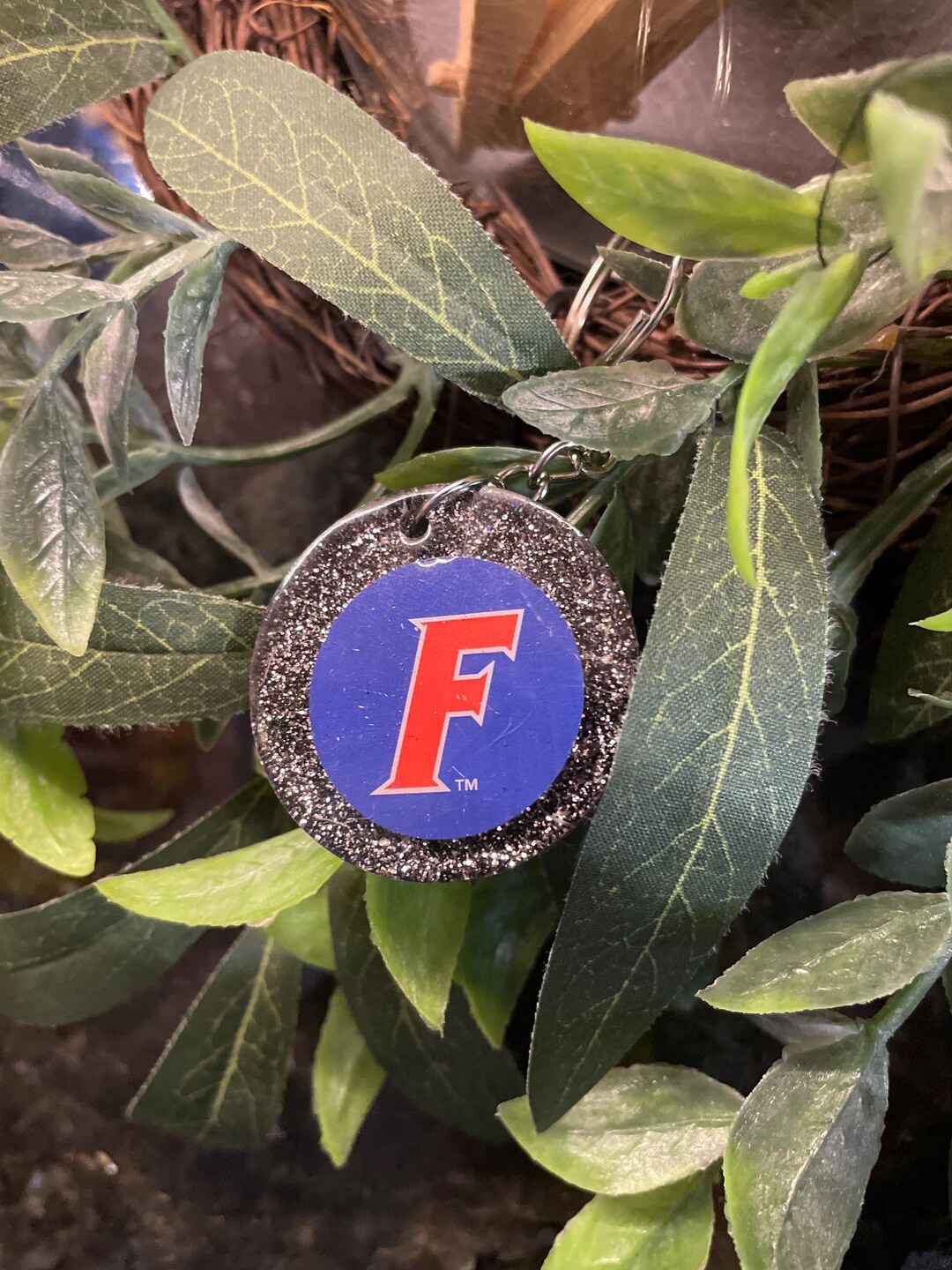 Florida Gators Mascot Team Football Animated Glitter Keychain Accessory ...