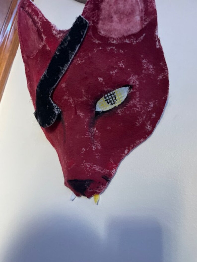 Fur Felt Fox Mask Fun Cosplay Costume - Etsy
