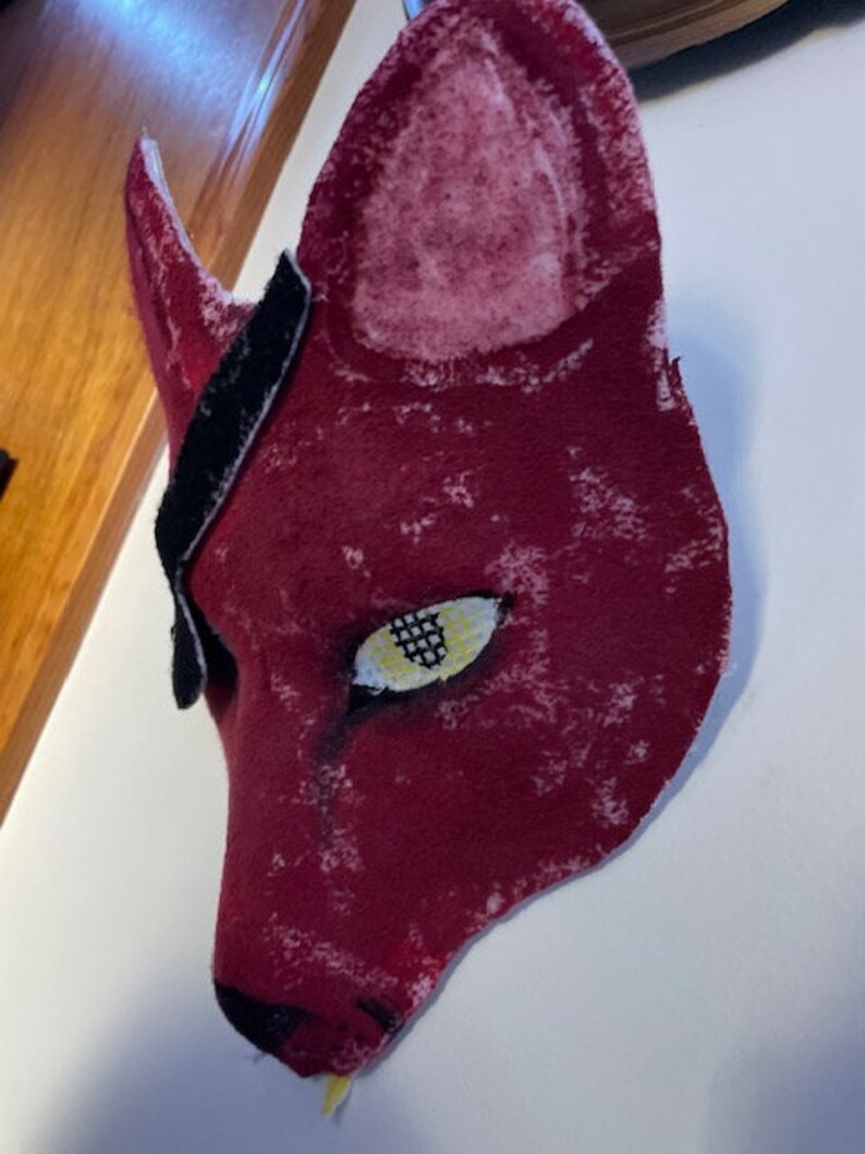 Fur Felt Fox Mask Fun Cosplay Costume - Etsy