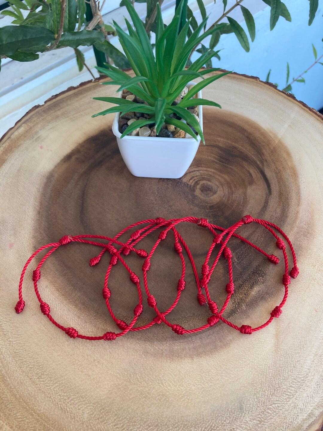 Set of 4/ 7 Knots String Bracelets/ - Etsy