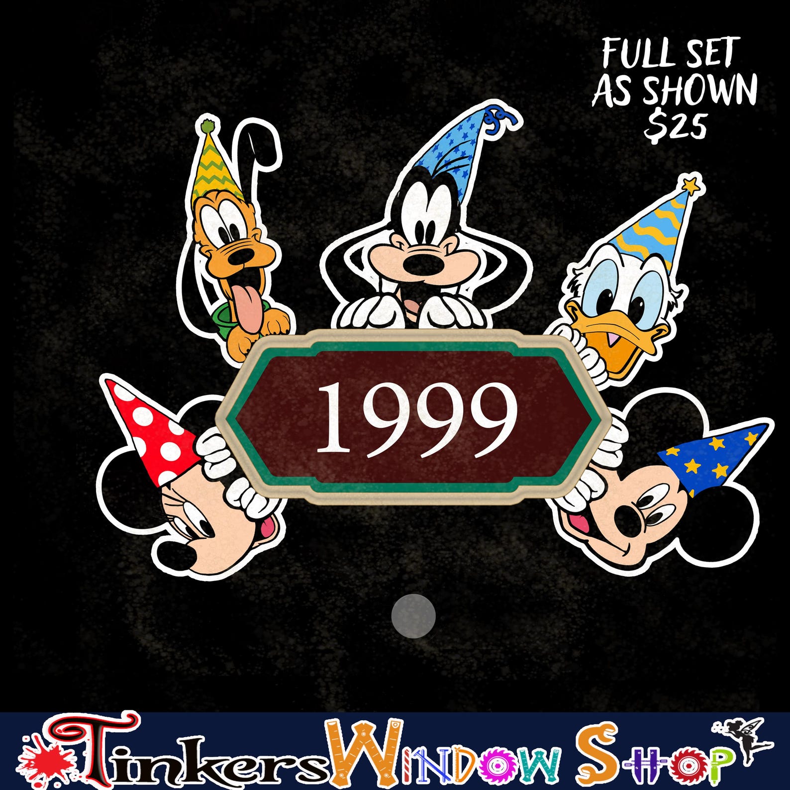 Happy Birthday Fab Five Gang Magnet - Cruise Line Laminated Magnet - Etsy