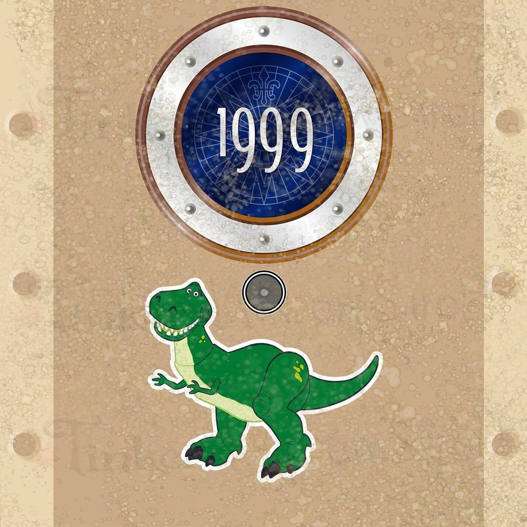 Toy Story Rex D.i.s.n.e.y Cruise Line Door Magnet - Etsy