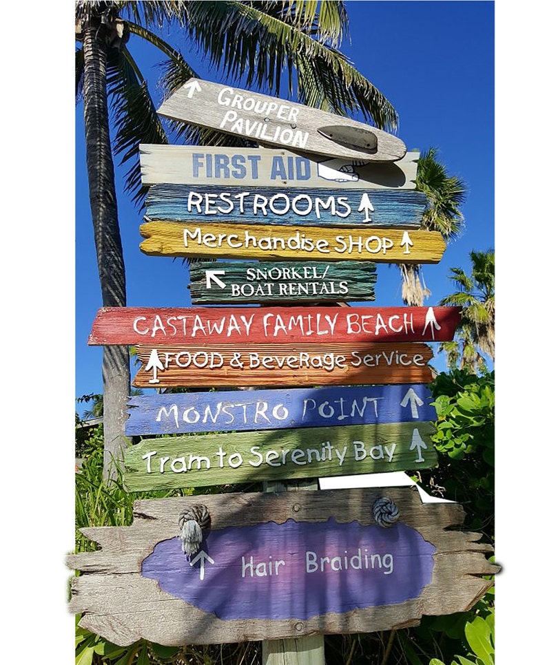 D.i.s.n.e.y Cruise Line Stateroom Magnet - Castaway Cay Directional ...