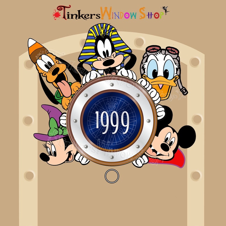 The Fab Five Gang Magnet Mickey and Minnie Donald and - Etsy