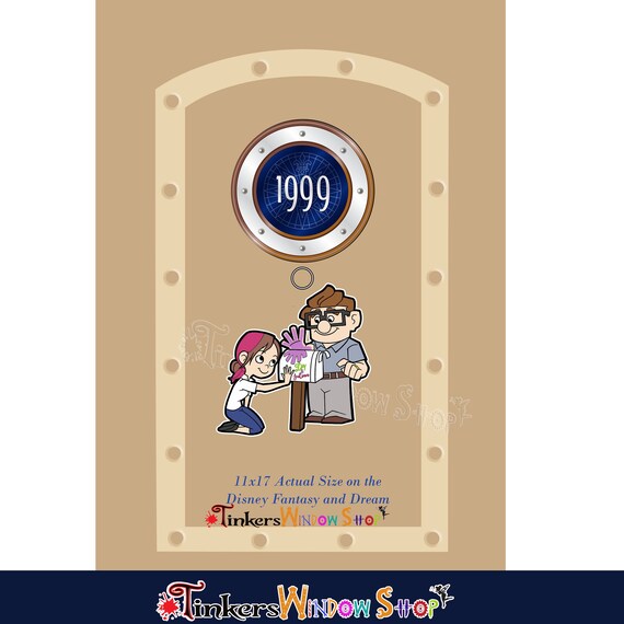Up Carl and Ellie Mailbox Scene D.i.s.n.e.y Cruise Line DCL - Etsy