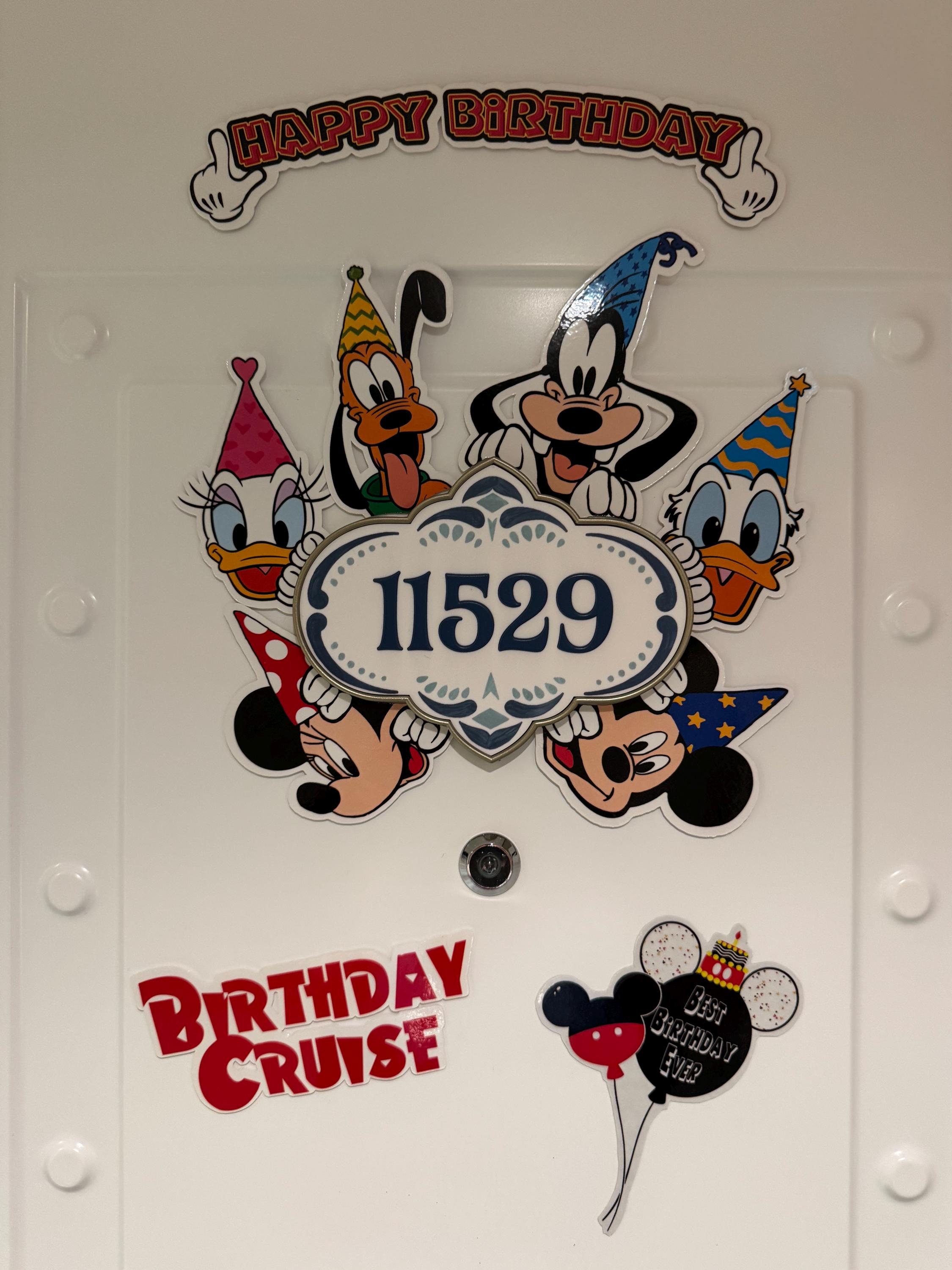 Happy Birthday Fab Five Gang Magnet - Cruise Line Laminated Magnet - Etsy