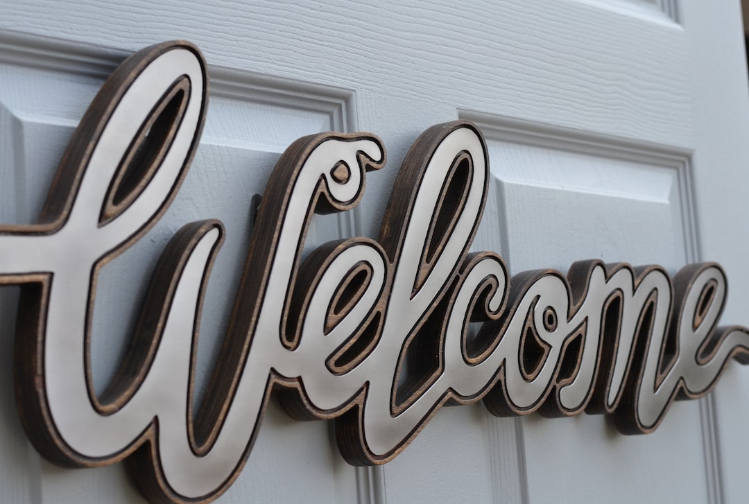 Welcome Sign / Bienvenido Sign / House Sign / Entry Sign / Wall Decor ...