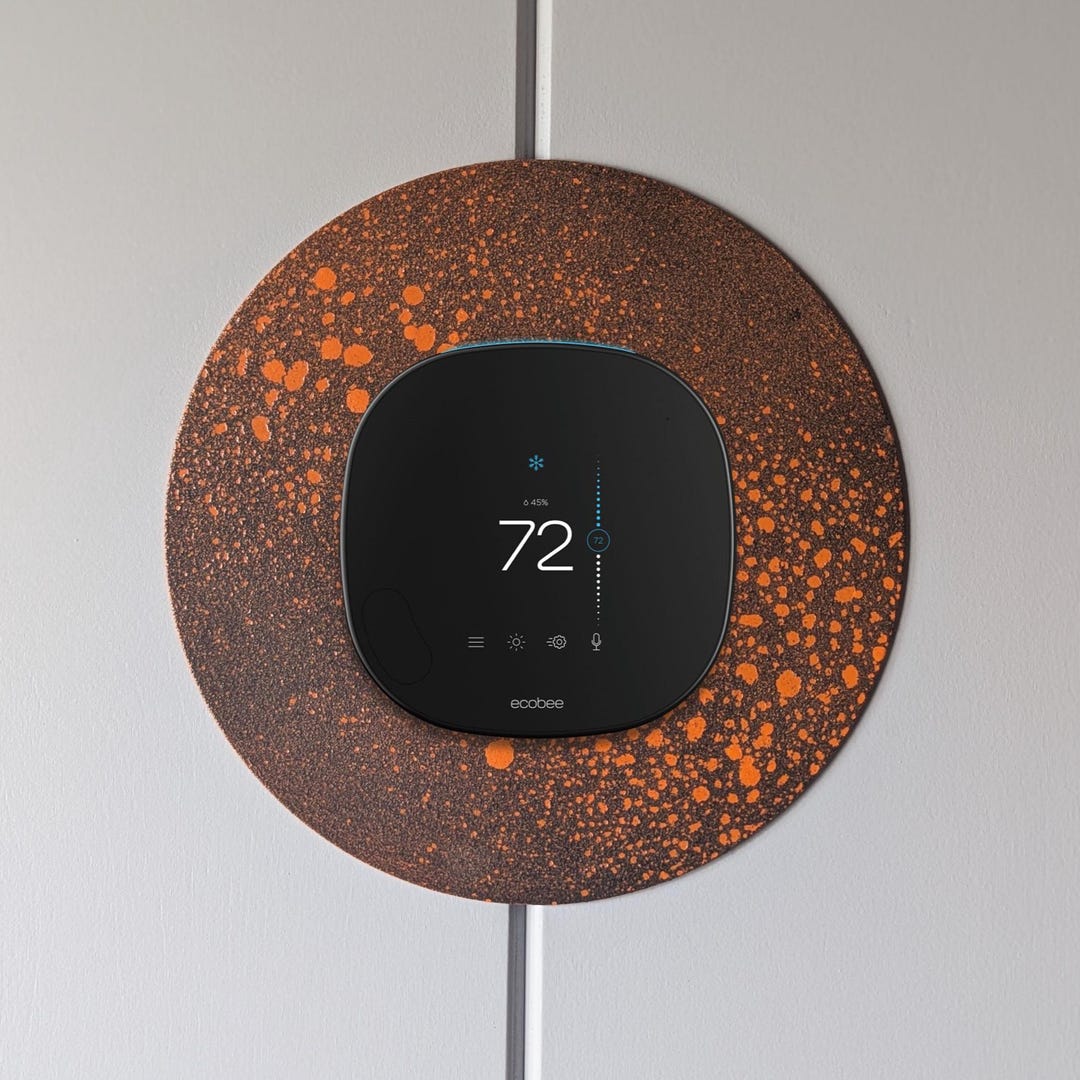 Ecobee Wall Plate / Ecobee Thermostat Wall Plate / Wall Decor - Metal ...