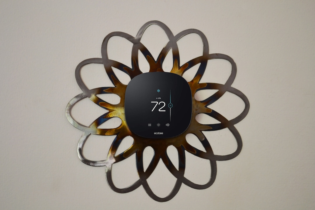 Ecobee Wall Plate / Ecobee Thermostat Wall Plate / Wall Decor - Metal ...