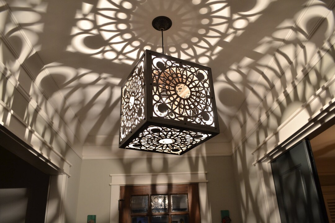 Pendant Light / Chandelier / Lighting - Shadow Cube (medium) - Etsy