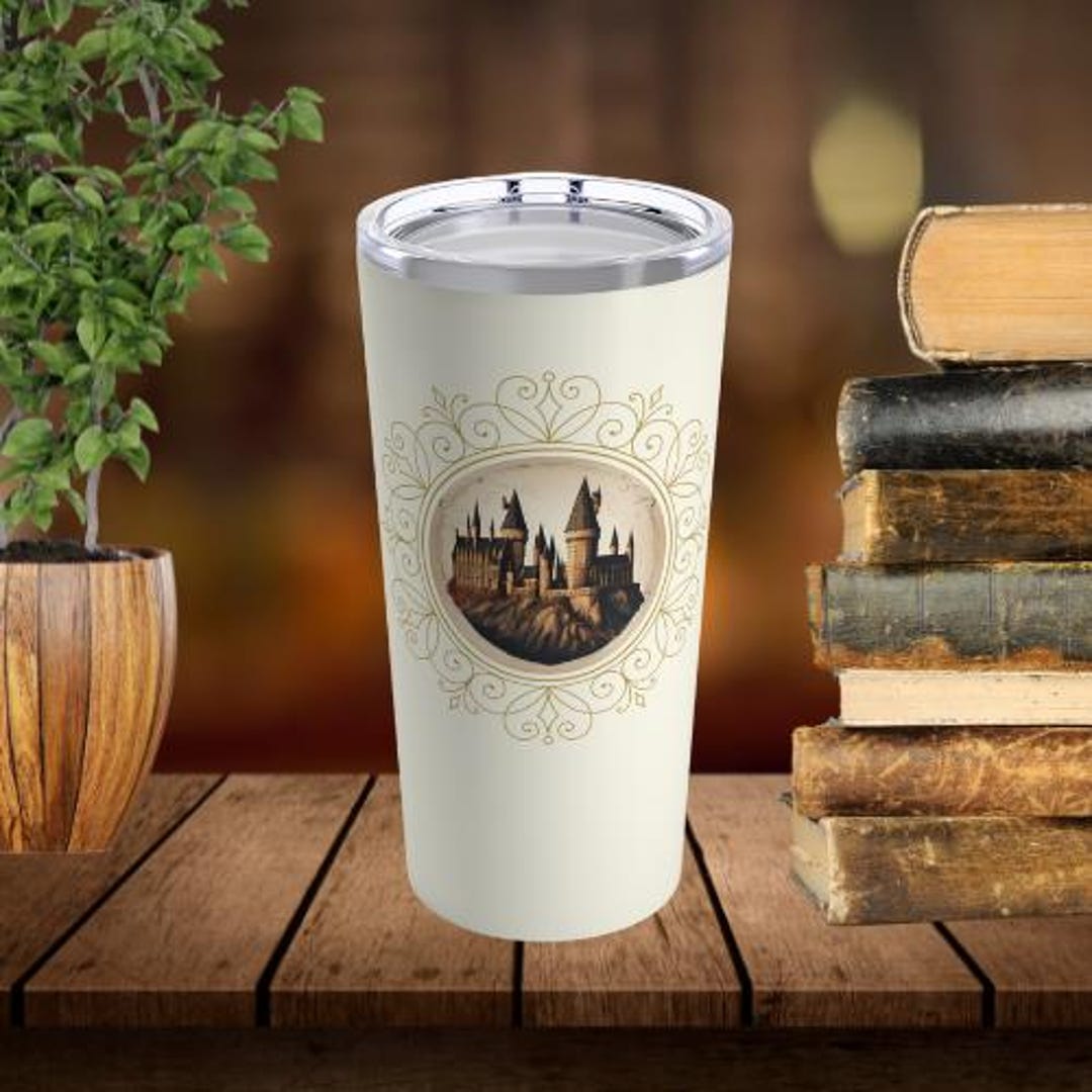 Harry Potter Victorian Hogwarts Castle Tumbler 20oz, Stainless Steel ...