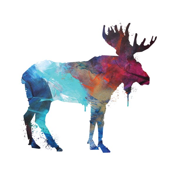 Moose Print - Etsy Canada