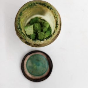 Rare 1930s Carter's Colors Green Inkwell Bottle W/ Original Label & Cap ...