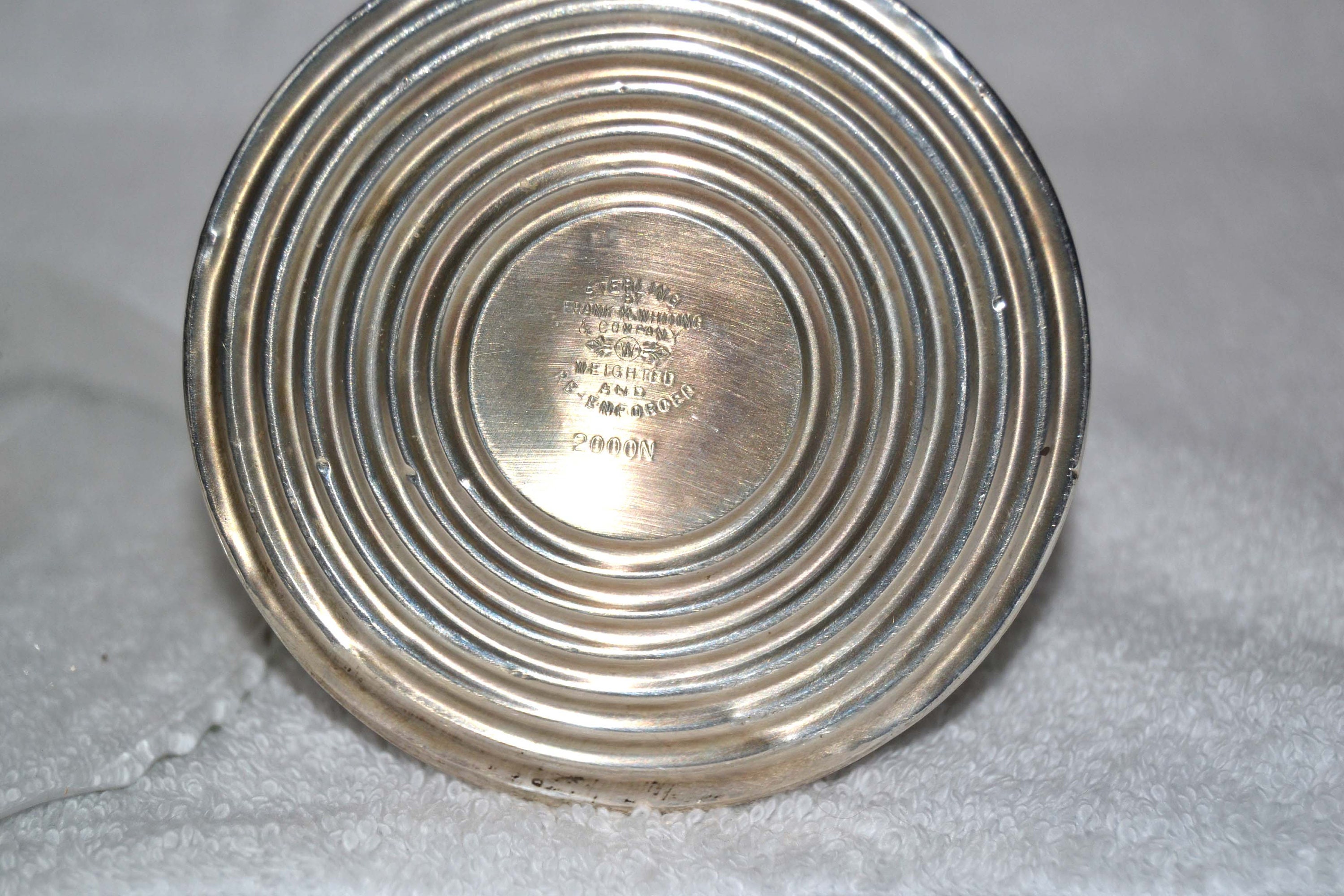 Vintage Sterling and Glass Compote Bowls - Frank M Whiting - Weighted ...
