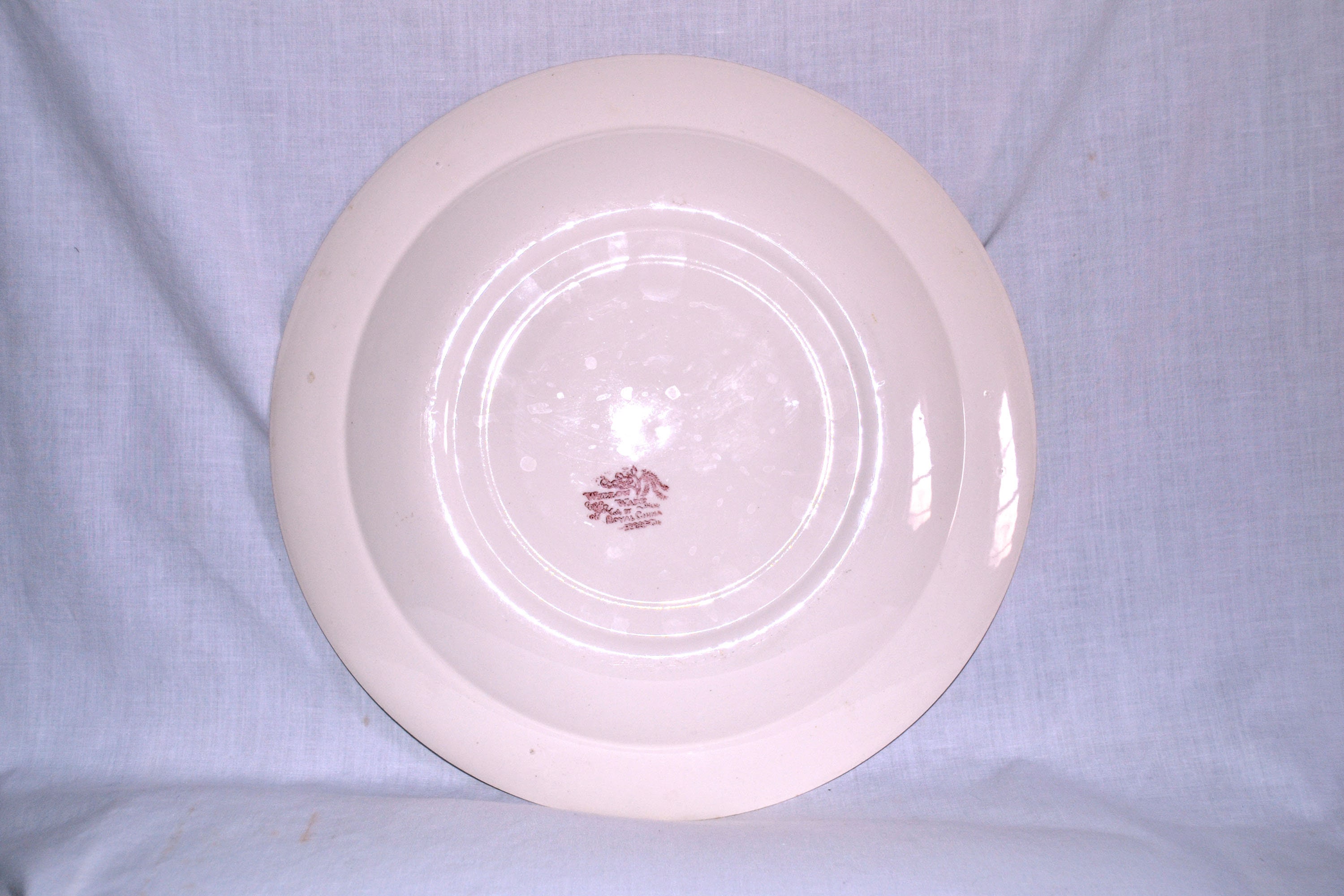 Rare Vintage Red Willow Ware Royal China Serving Plate With - Etsy