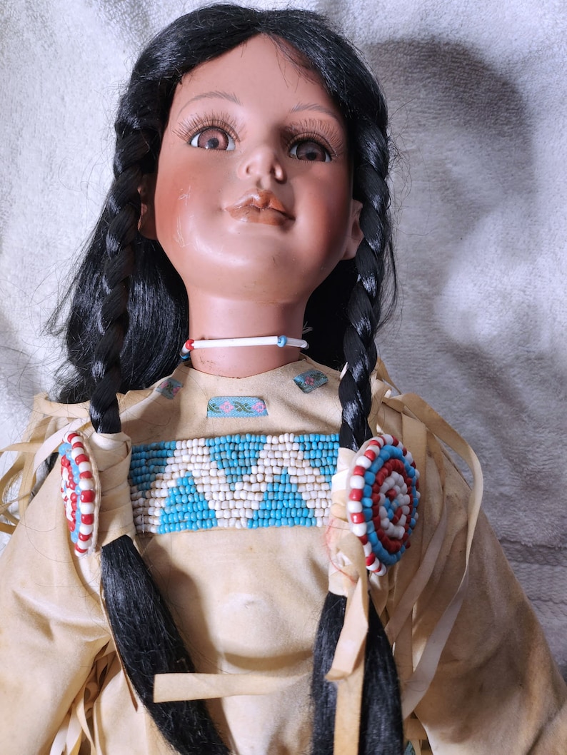 Timeless Limited Collection Native American Doll | 26” Porcelain Beauty ...