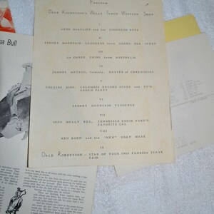Rare Dale Robertson Collectible Lot | Vintage Biography, Rodeo & State ...
