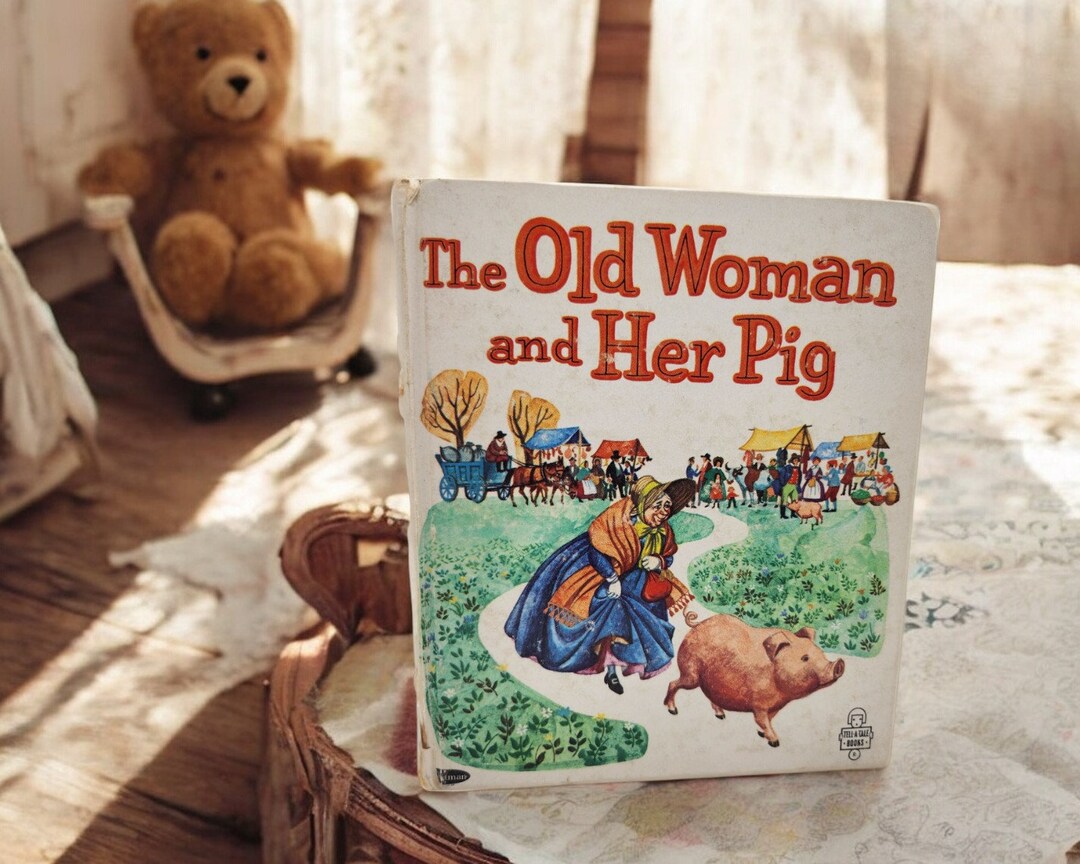 1964 "the Old Woman and Her Pig" Illustrated by W.T. Mars, Whitman ...
