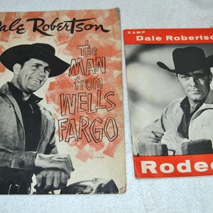 Rare Dale Robertson Collectible Lot | Vintage Biography, Rodeo & State ...