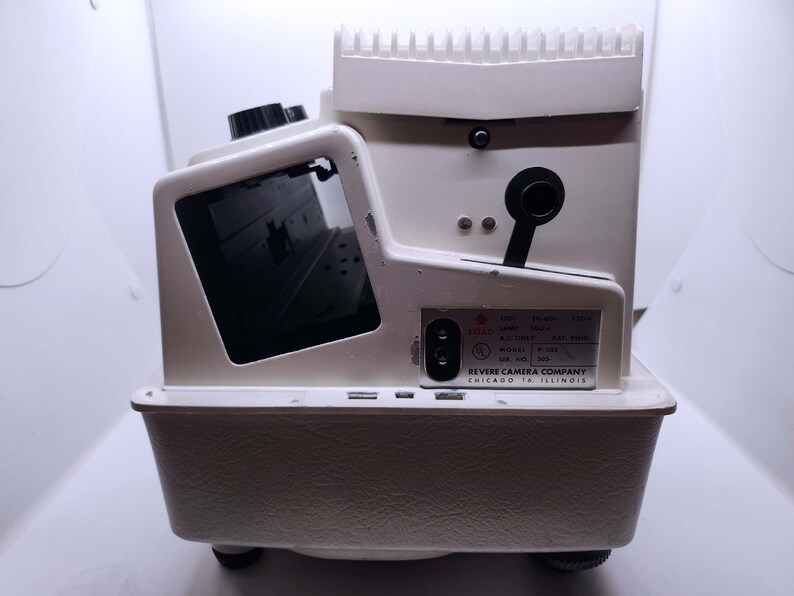 Revere Auto Magazine Slide Projector 505 With Case & Cord - Tested - Etsy