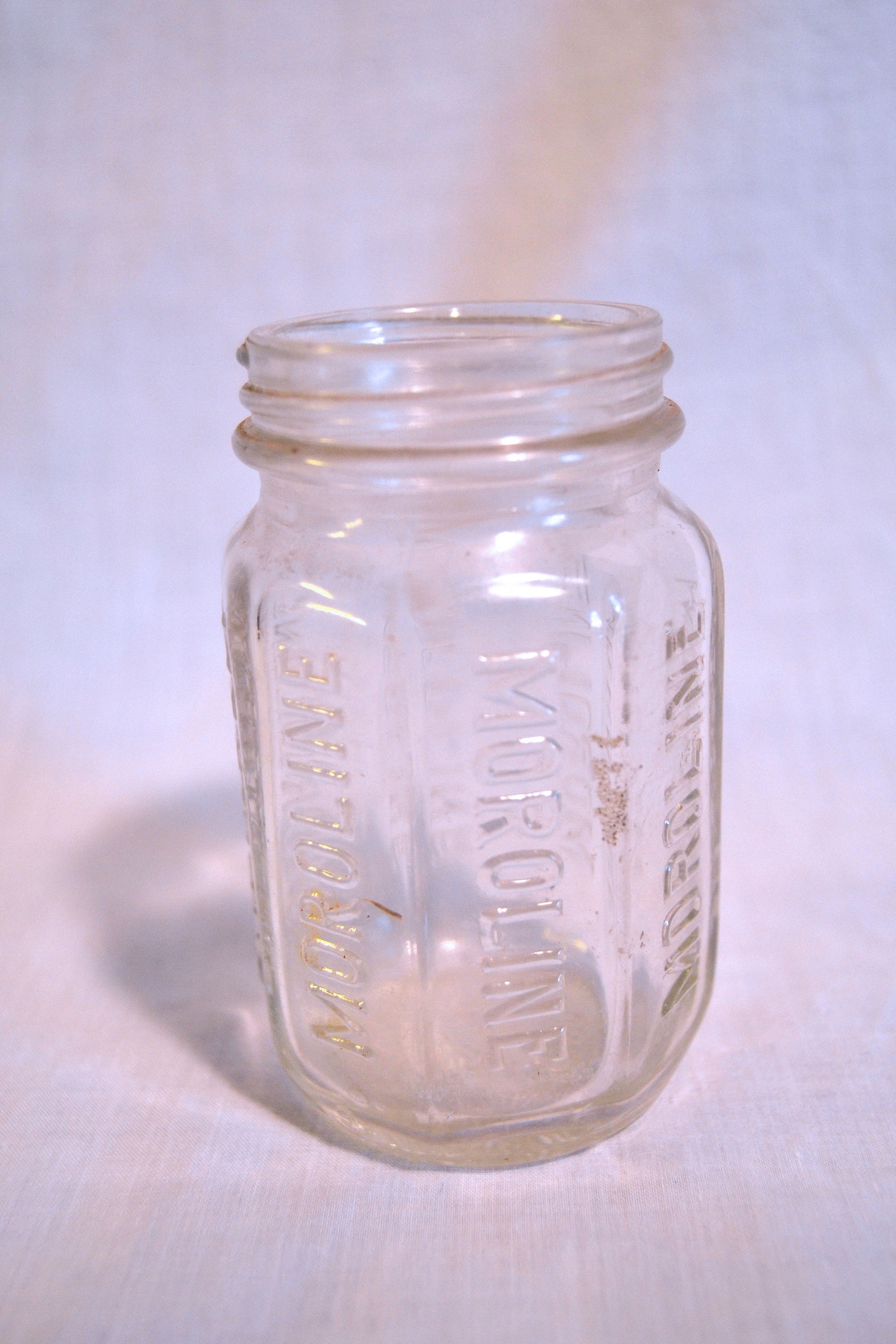 Antique Embossed Moroline Medicine Jar - Octagonal Rarity - Etsy