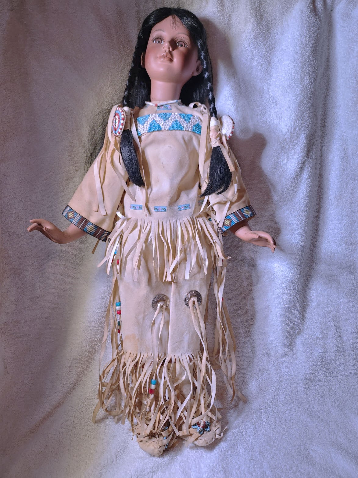 Timeless Limited Collection Native American Doll 26 Tall, Exquisite ...