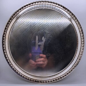 Vintage Bales 1776 Silverplate Serving Platter - 12" Diameter ...
