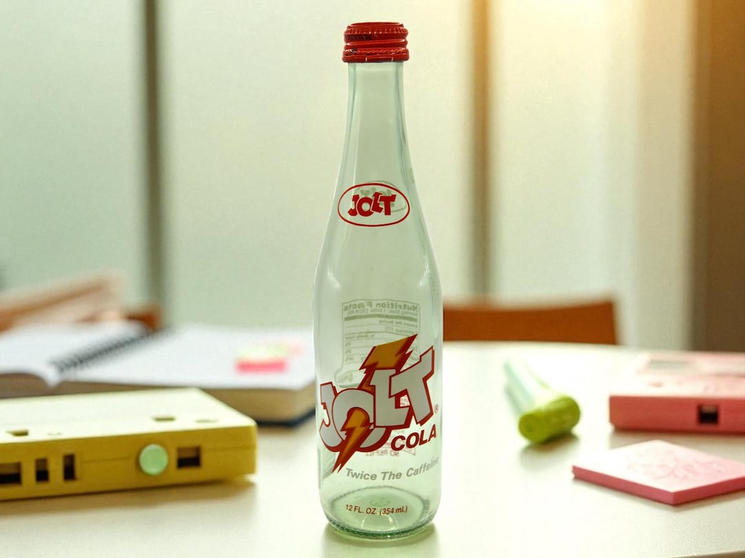 Vintage Jolt Cola Bottle With Cap – 12 Oz Glass Soda – Twice the ...