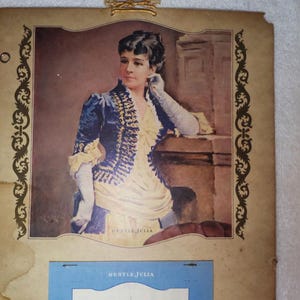 Vintage 1970 Gentle Julia Calendar – 1863 Replica W/ Poem, Anderson ...