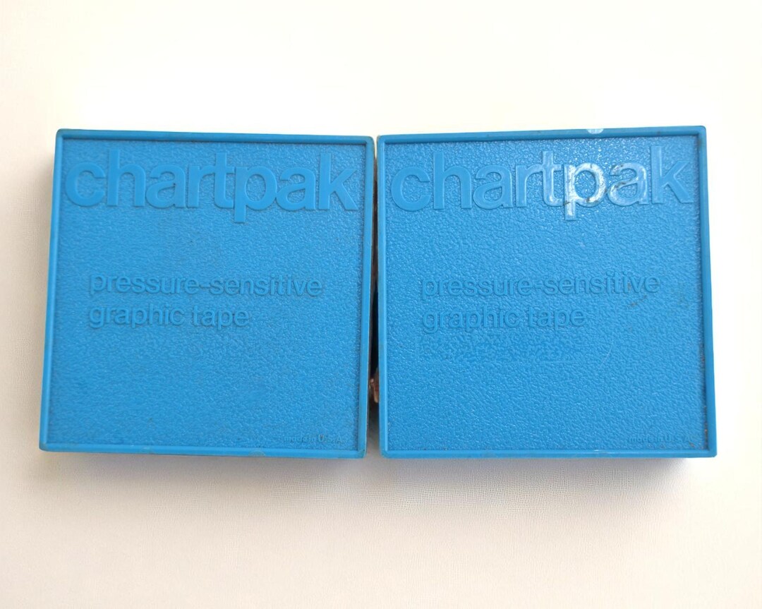 Vintage Chartpak Graphic Tape Set – Black No. 12521 – Unused Sealed in ...