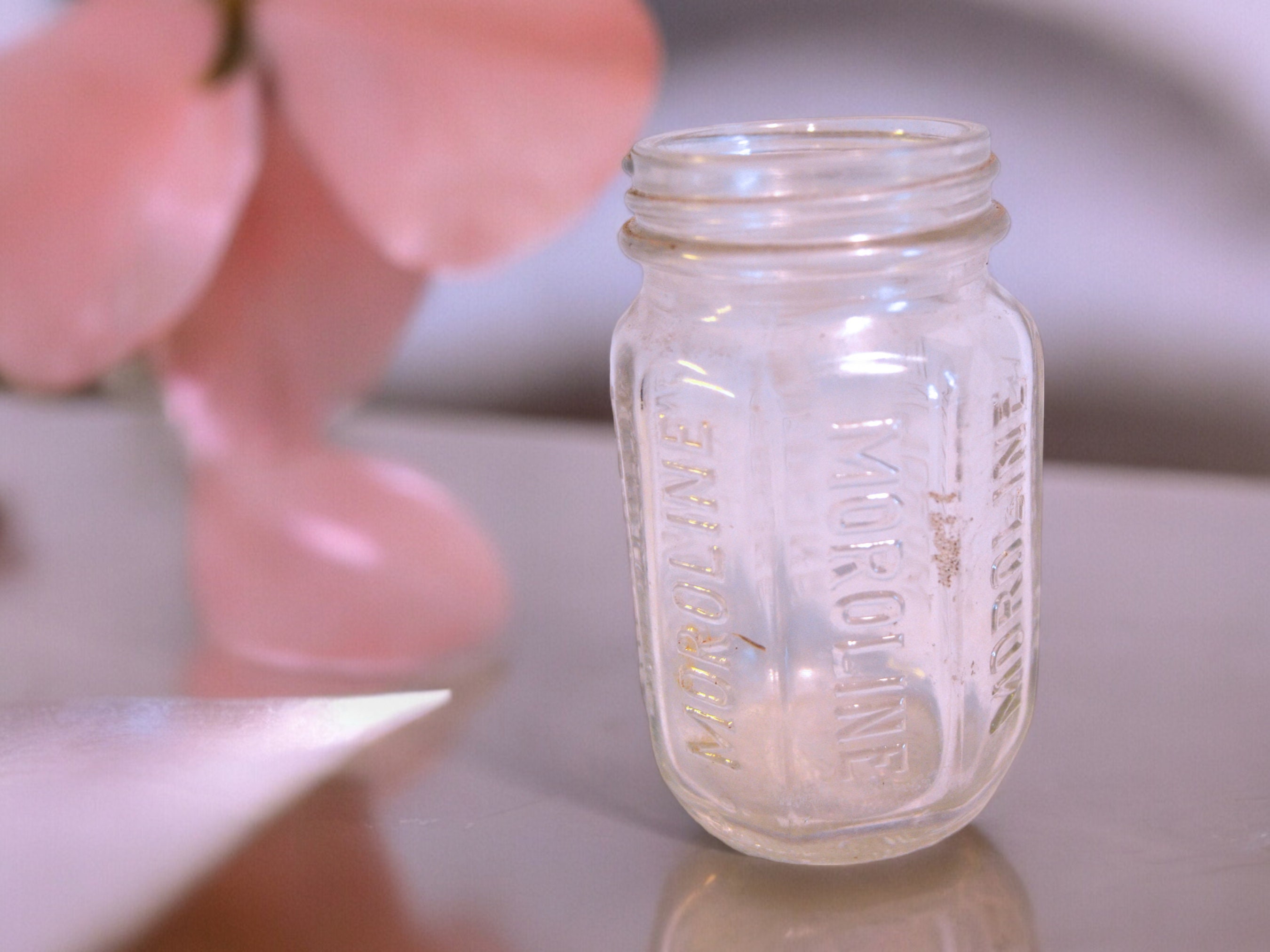 Antique Embossed Moroline Medicine Jar - Octagonal Rarity - Etsy