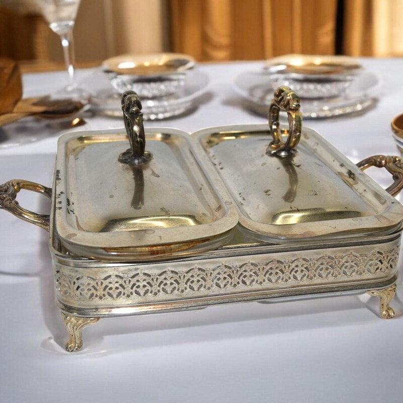 Silver Buffet Server - Etsy