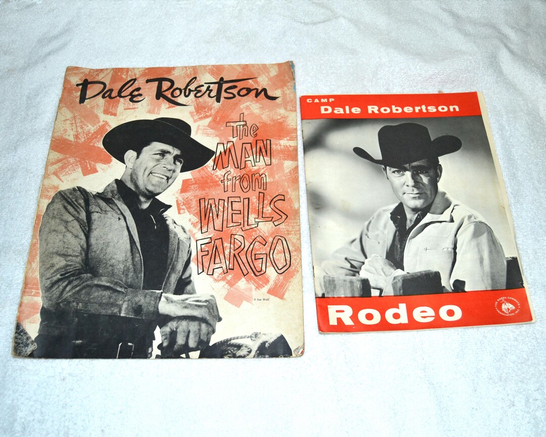 Rare Dale Robertson Collectible Lot | Vintage Biography, Rodeo & State ...