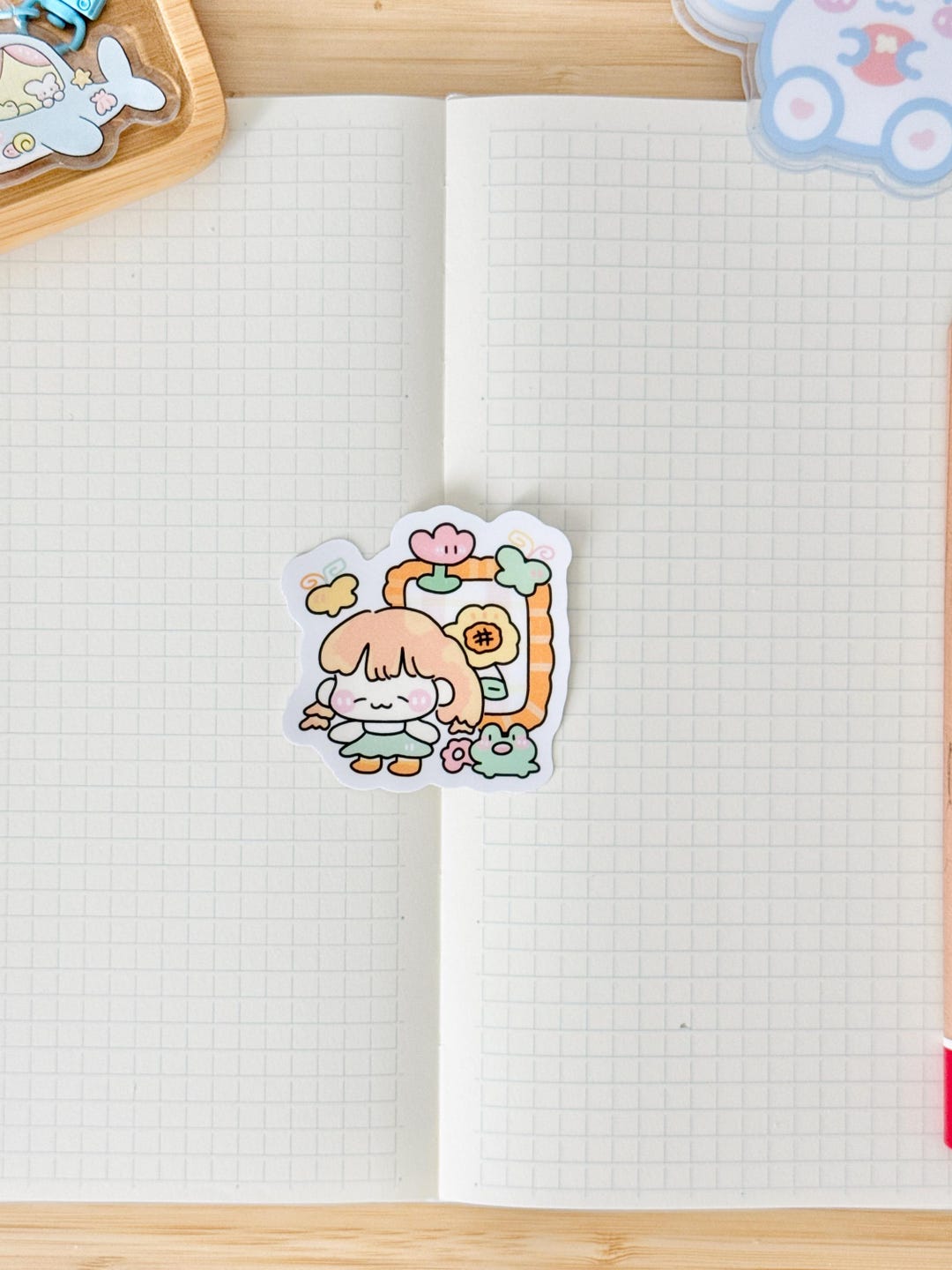 Retro Girl Sticker | Smooth Matte Lamination Sticker, Laptop Sticker ...