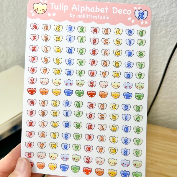 Deco Alphabet Stickers - Etsy
